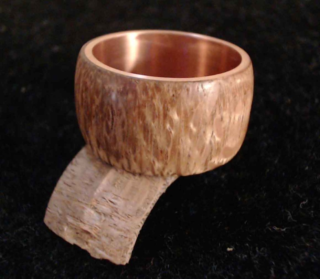 Wooden ring with copper insert made out of Australian silky oak – Part ...