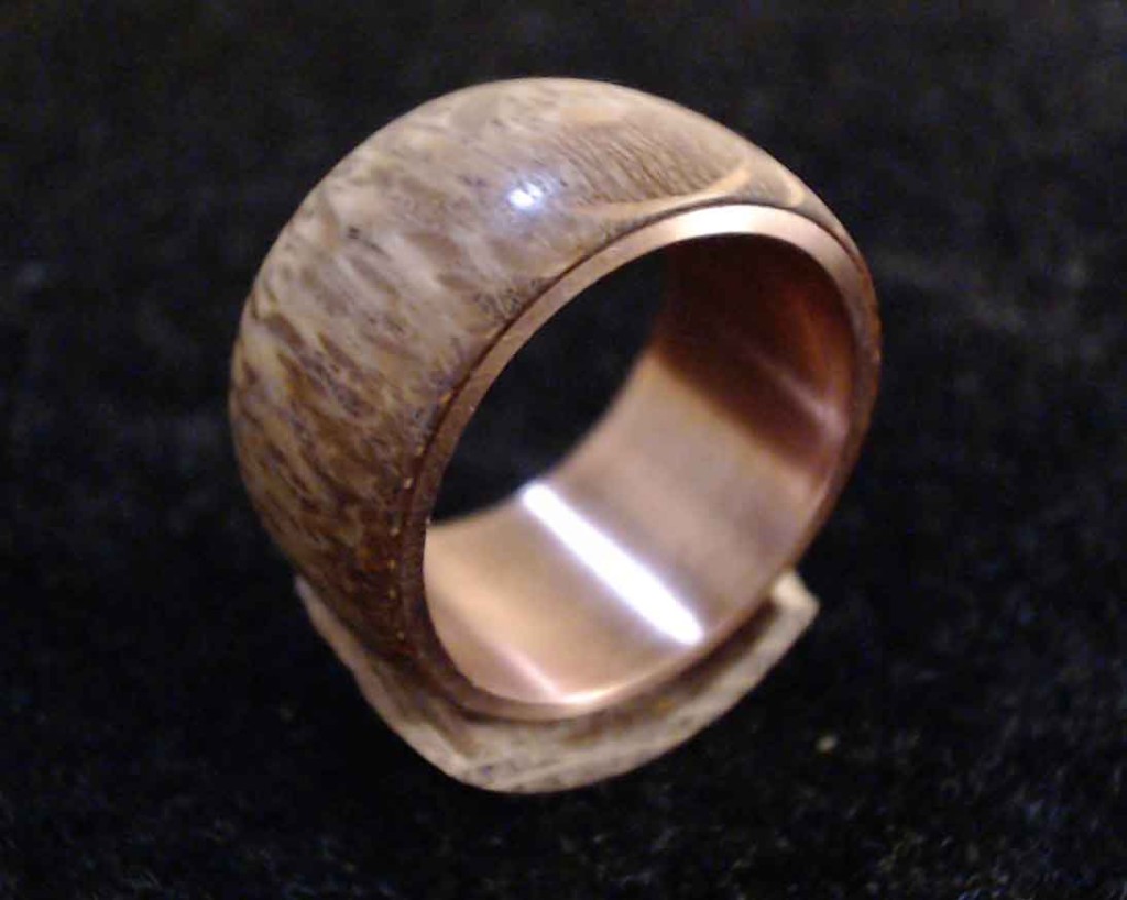Wooden ring with copper insert made out of Australian silky oak – Part ...
